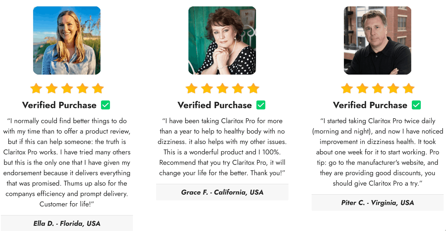 Claritox Pro™ (Official Website) | Natural Balance Support & Dizziness Relief